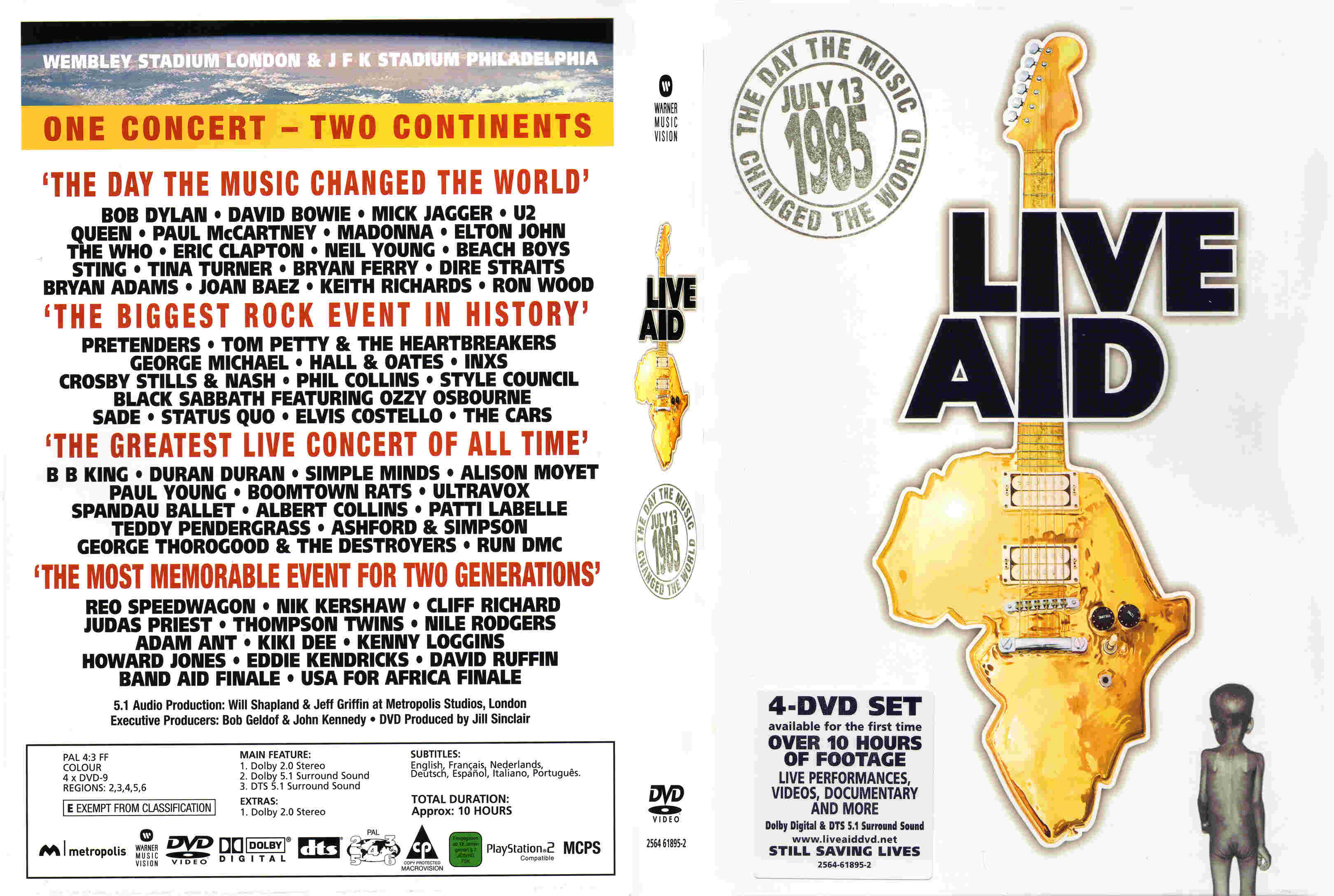 Live Aid 1985 : Front | DVD Covers | Cover Century | Over 1.000.000 ...